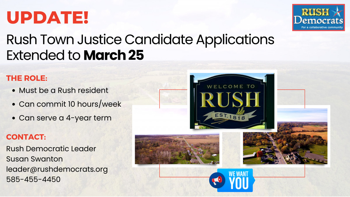 Open & Respectful Government – Rush Democrats